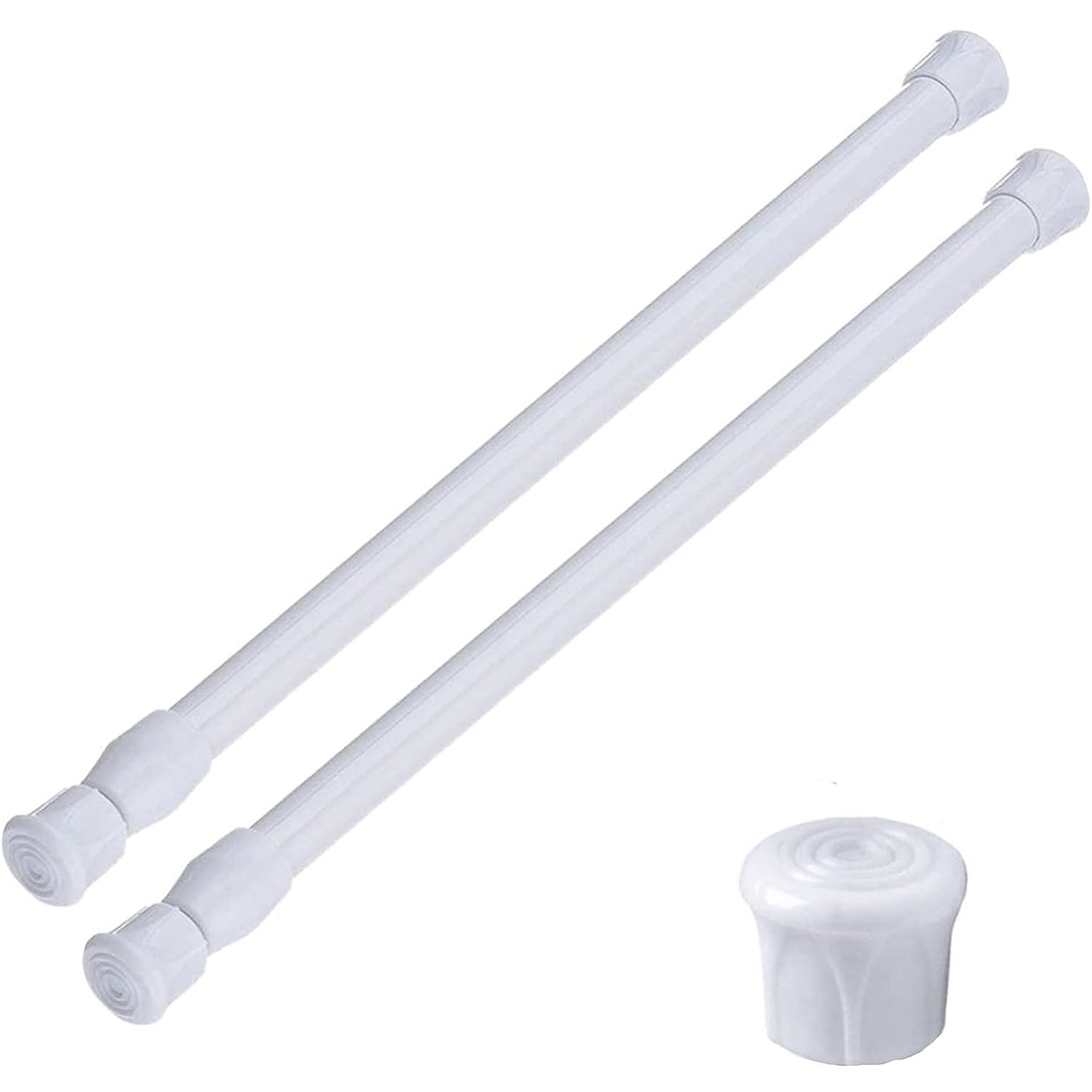 1/2/3 Pack Small Spring Tension Curtain Rod Thin Tension Rod No Drill ...