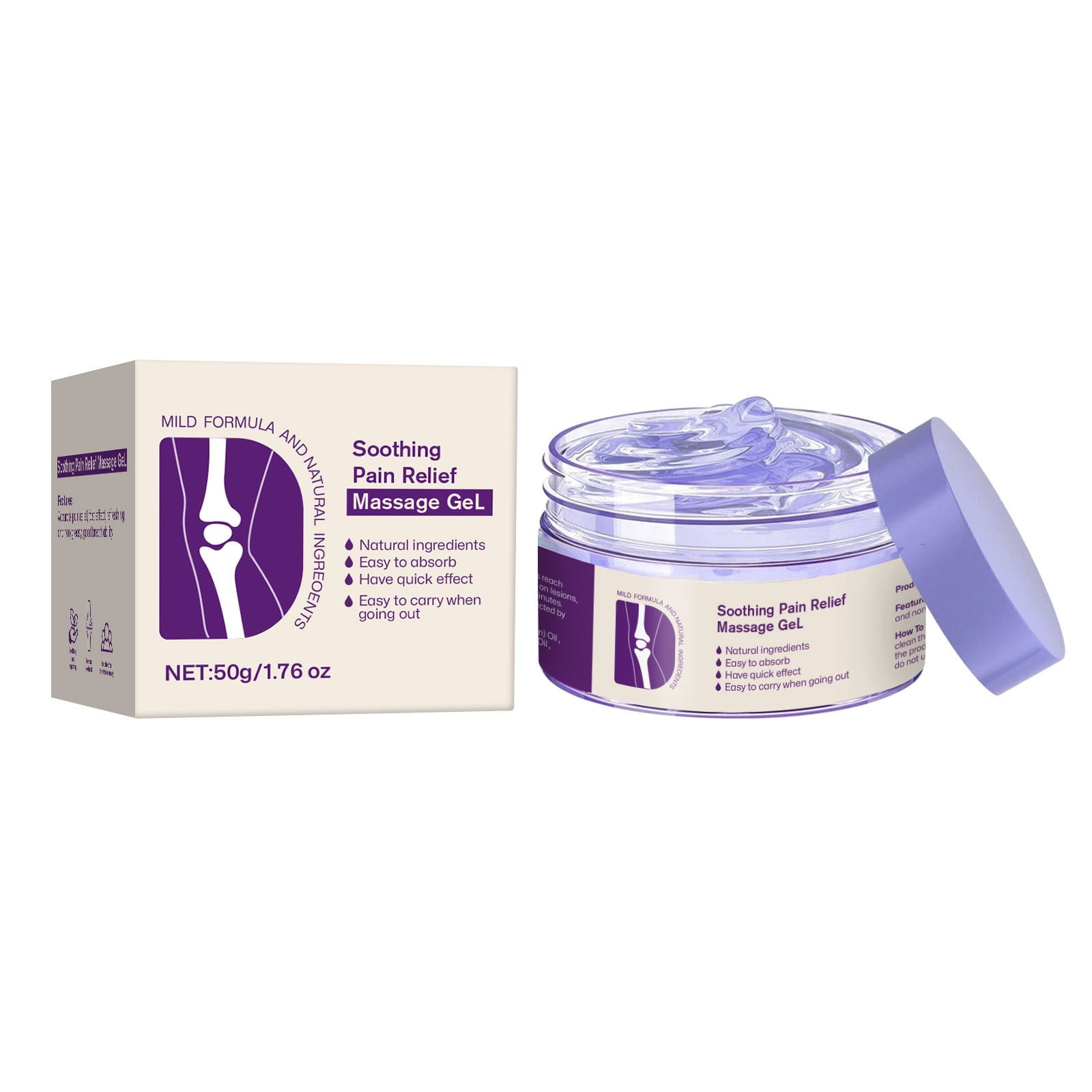 1/2/3 PcsPain Gel Purple Gel, Purple Joint Repairing Cream,Effective ...