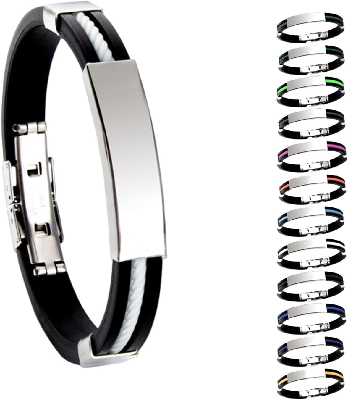 1/2/3 Randarch Titanium Wristband, Ion Therapeutic Lympunclog Titanium ...