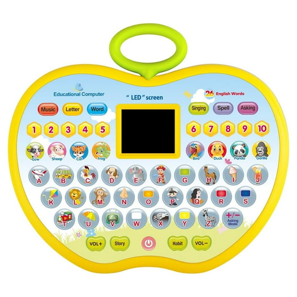 1 2 3 Year Old Toddlers Birthday Gifts Baby Interactive Toy for 12 24 36 Month Old Boys Girls Educational Computer Toys for Kids Age 1 3 Learning
