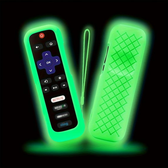 1/2/3 piece set of luminous silicone remote control with rope suitable ...