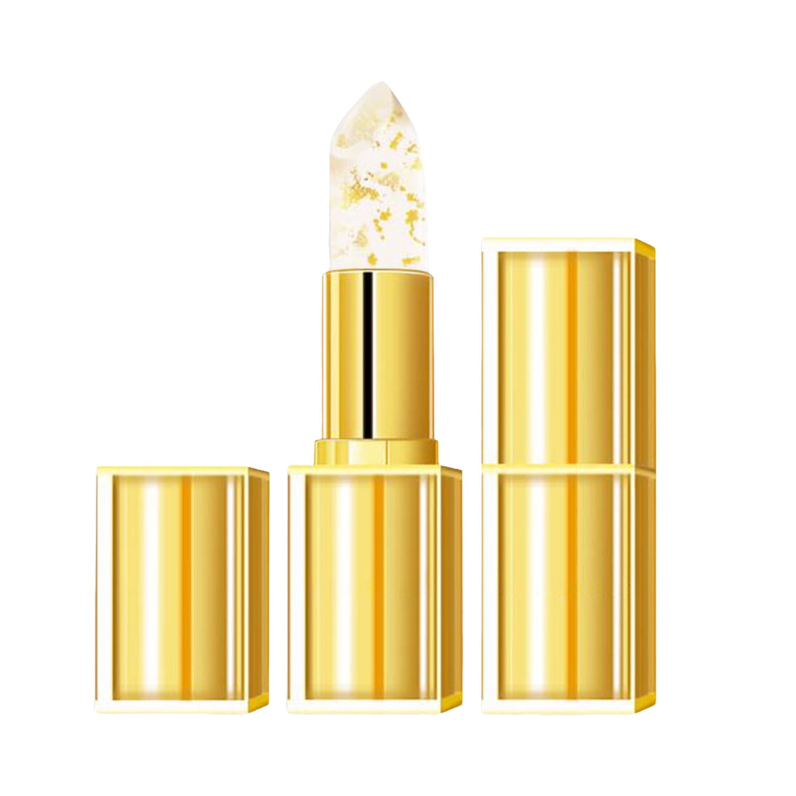 1/2/3PCS Color Changing Lipstick, Transparente Gold Color Changing Lip ...