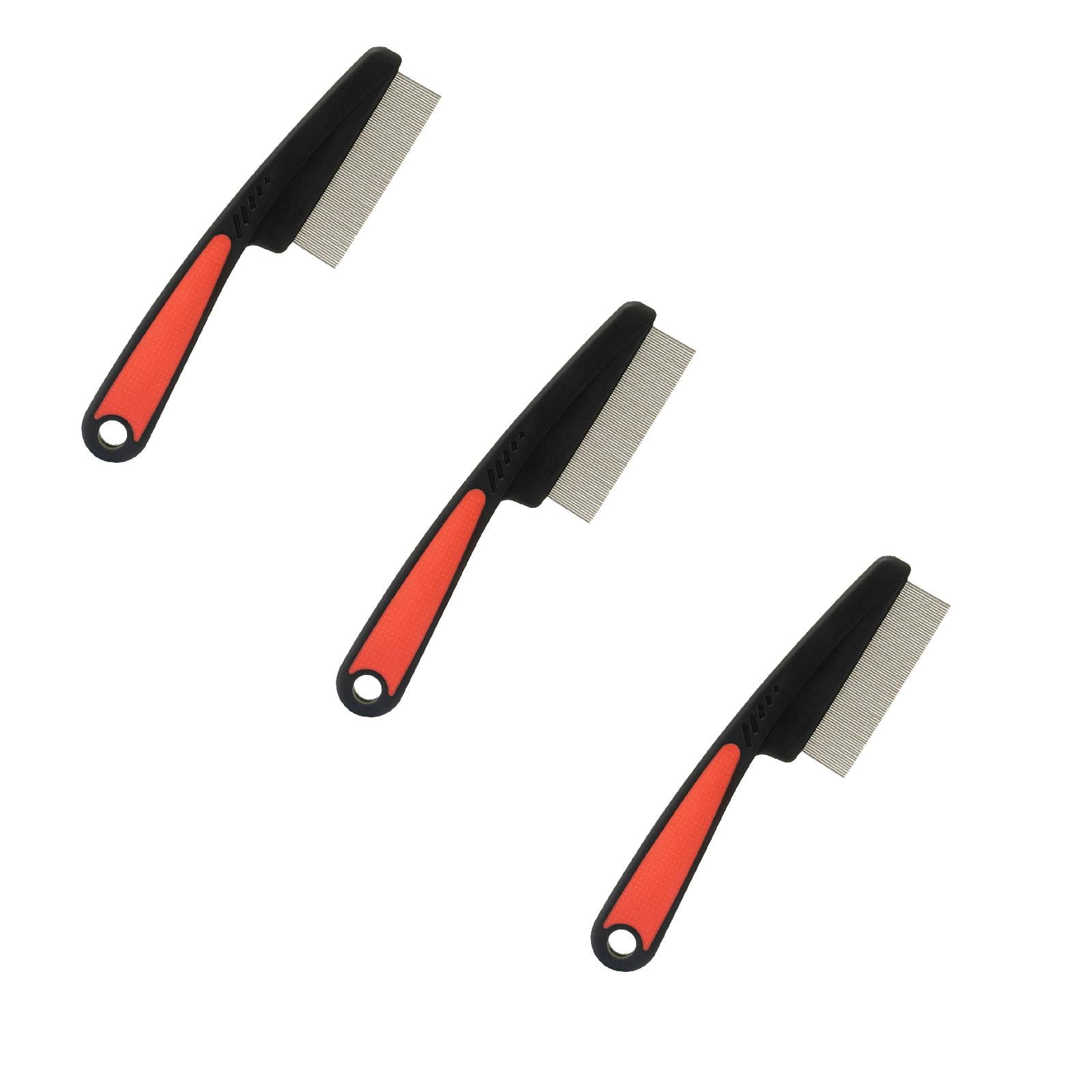 1/2/3PCS Fine Tooth Dandruff Comb, Stainless Steel Fine Tooth Grooming ...