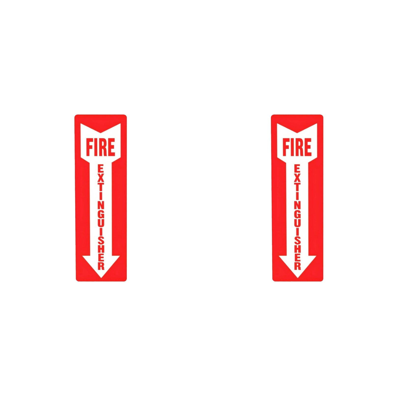 1/2/3PCS Fire Extinguisher Signs Stickers,Fire Extinguisher Sign for ...