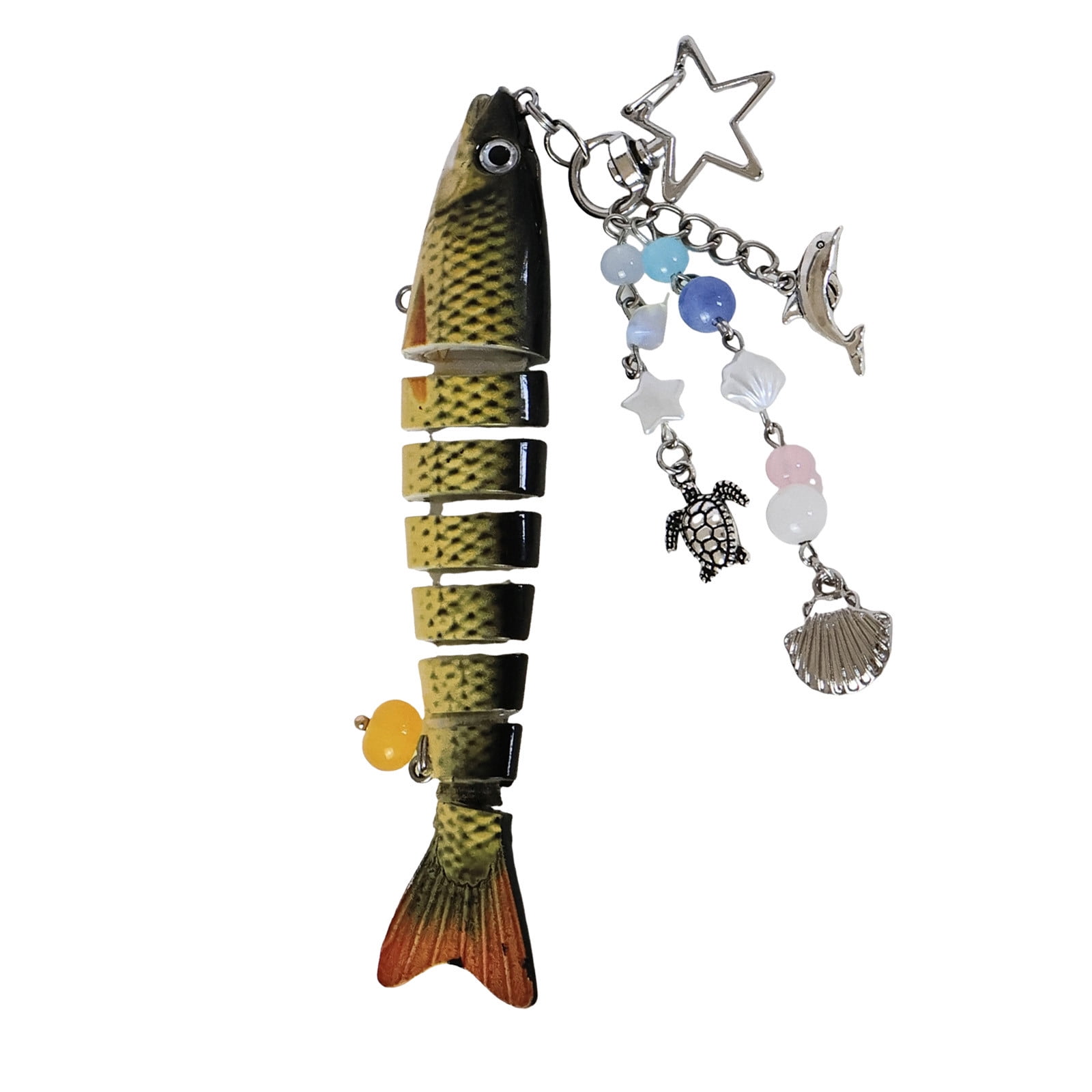 1/2/3PCS Fun Fish Keychain,3d Fish Keychain, Realistic Fishing Design ...