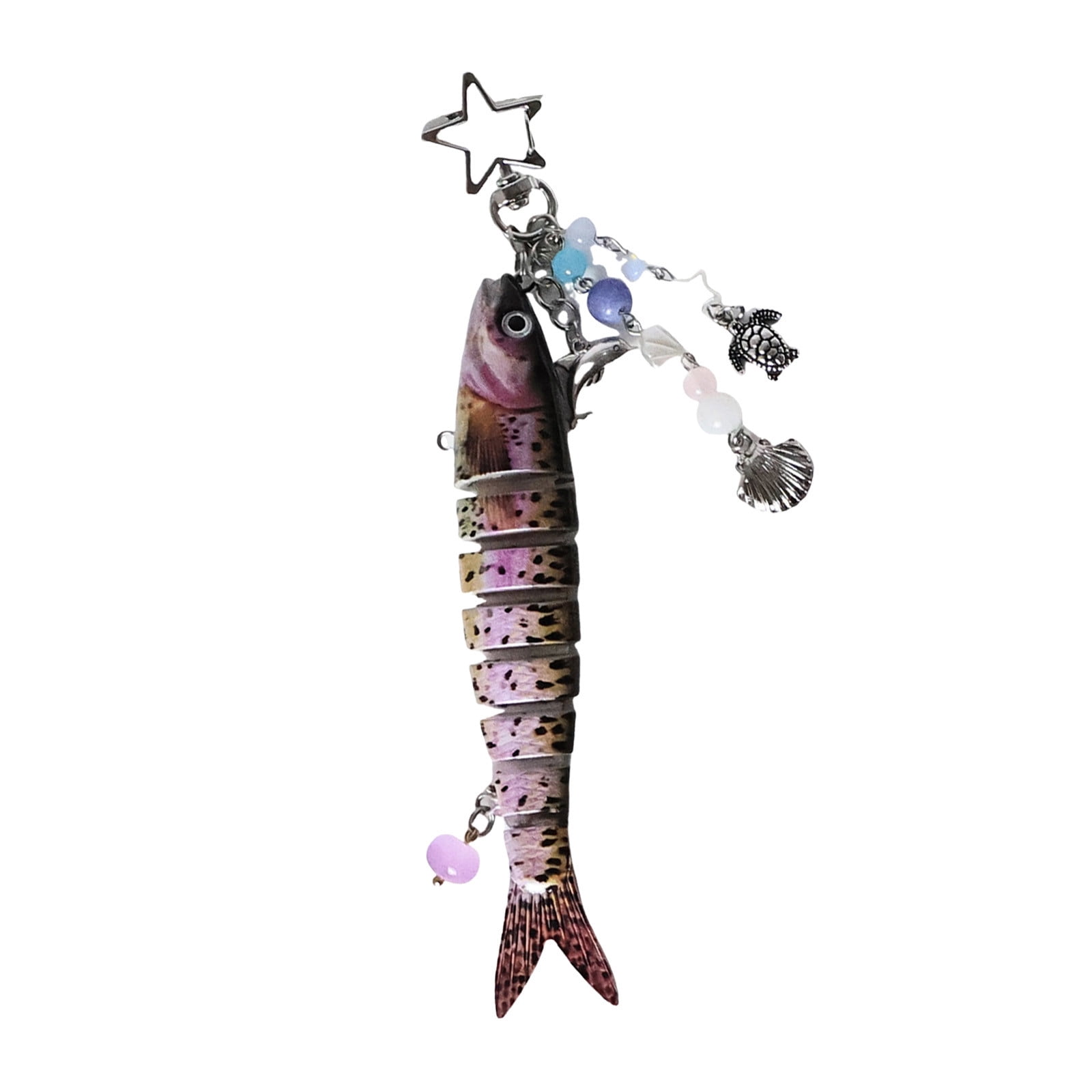 1/2/3PCS Fun Fish Keychain,3d Fish Keychain, Realistic Fishing Design ...