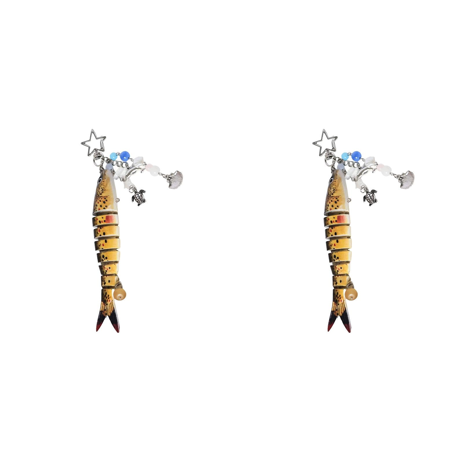 1/2/3PCS Fun Fish Keychain,3d Fish Keychain, Realistic Fishing Design ...