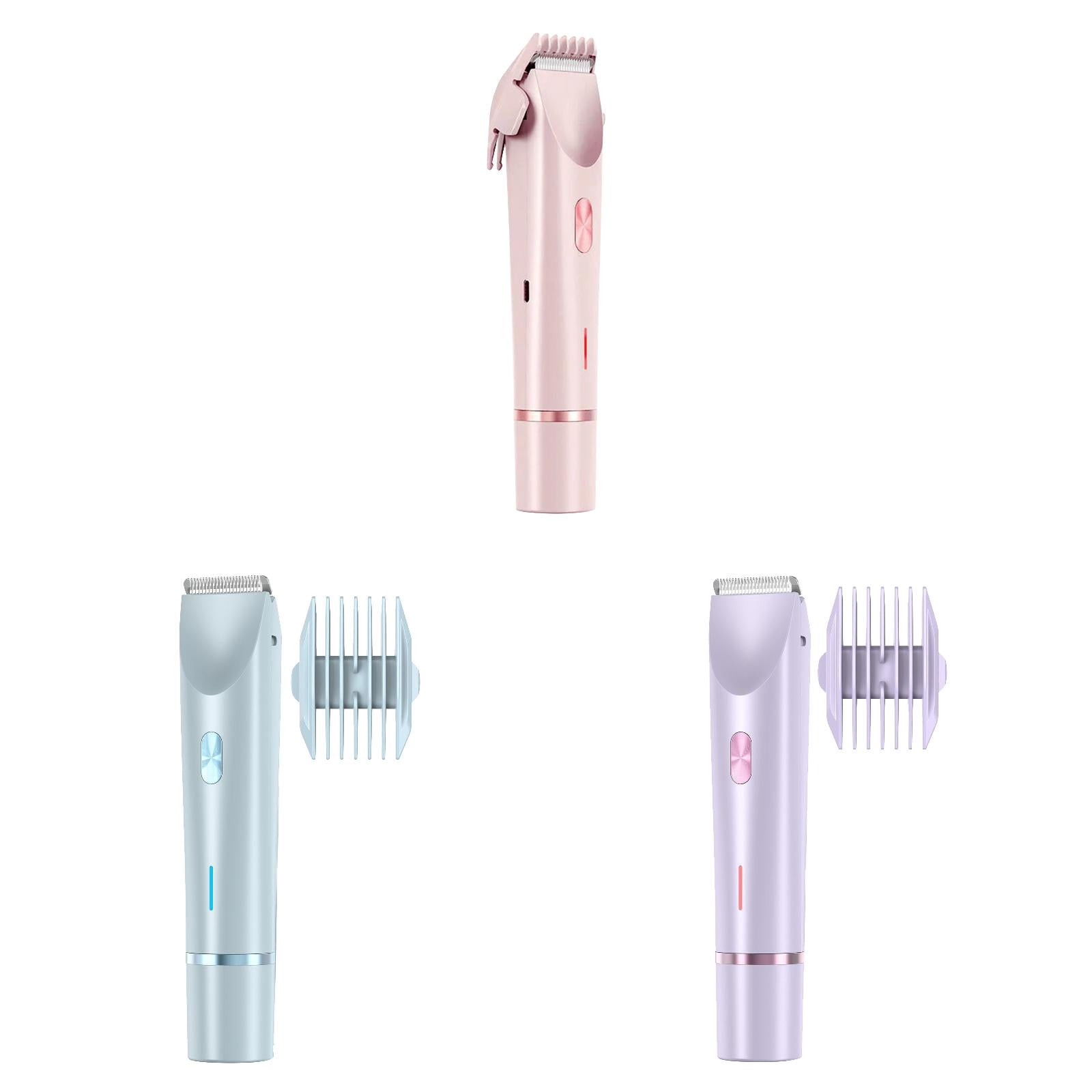 1/2/3PCS Hair Trimmer for Women,2in1 Electric Bikini Trimmer,Double ...