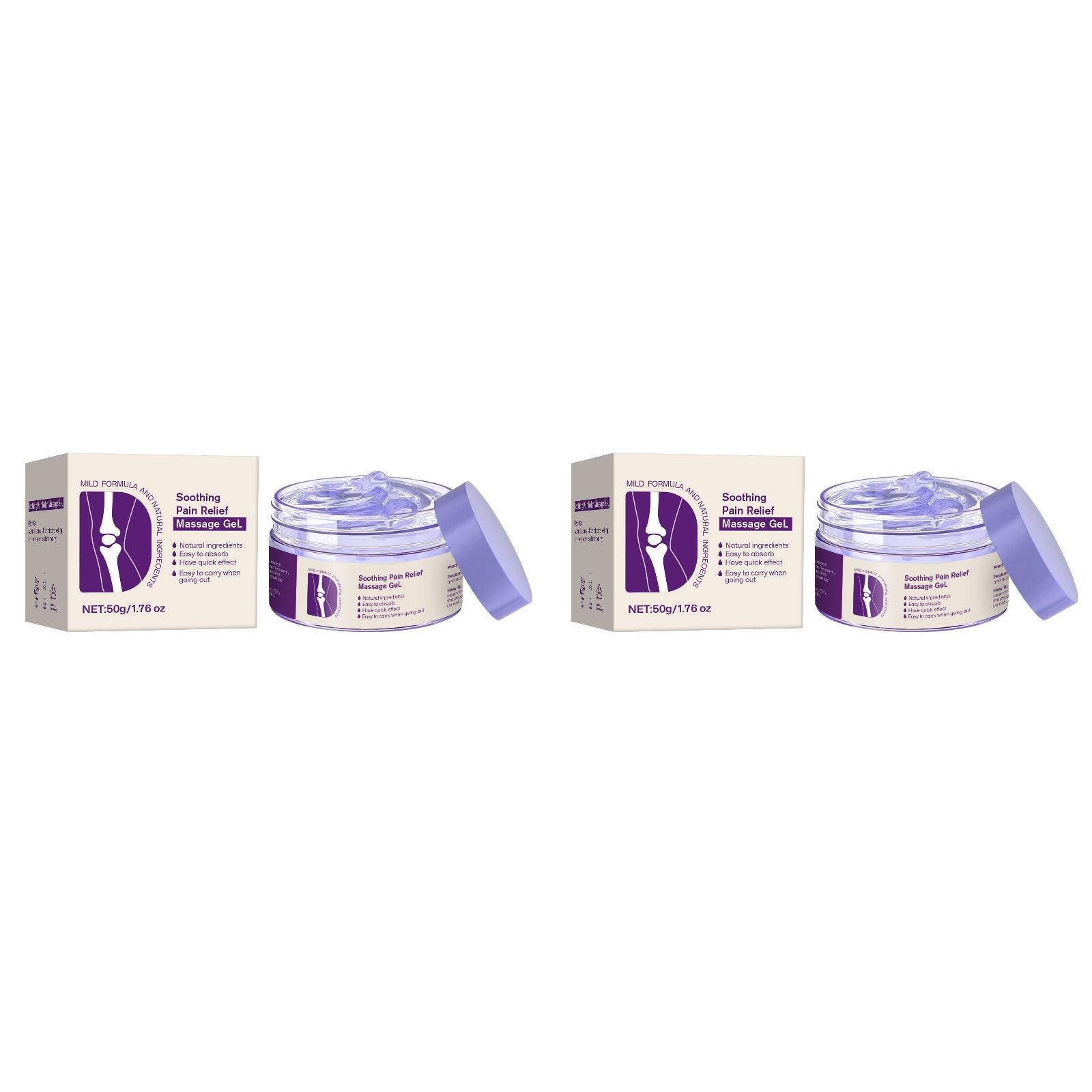 1/2/3PCS Joint Purple Gel,Purple Reliever Soothing Massage Cream,Purple ...