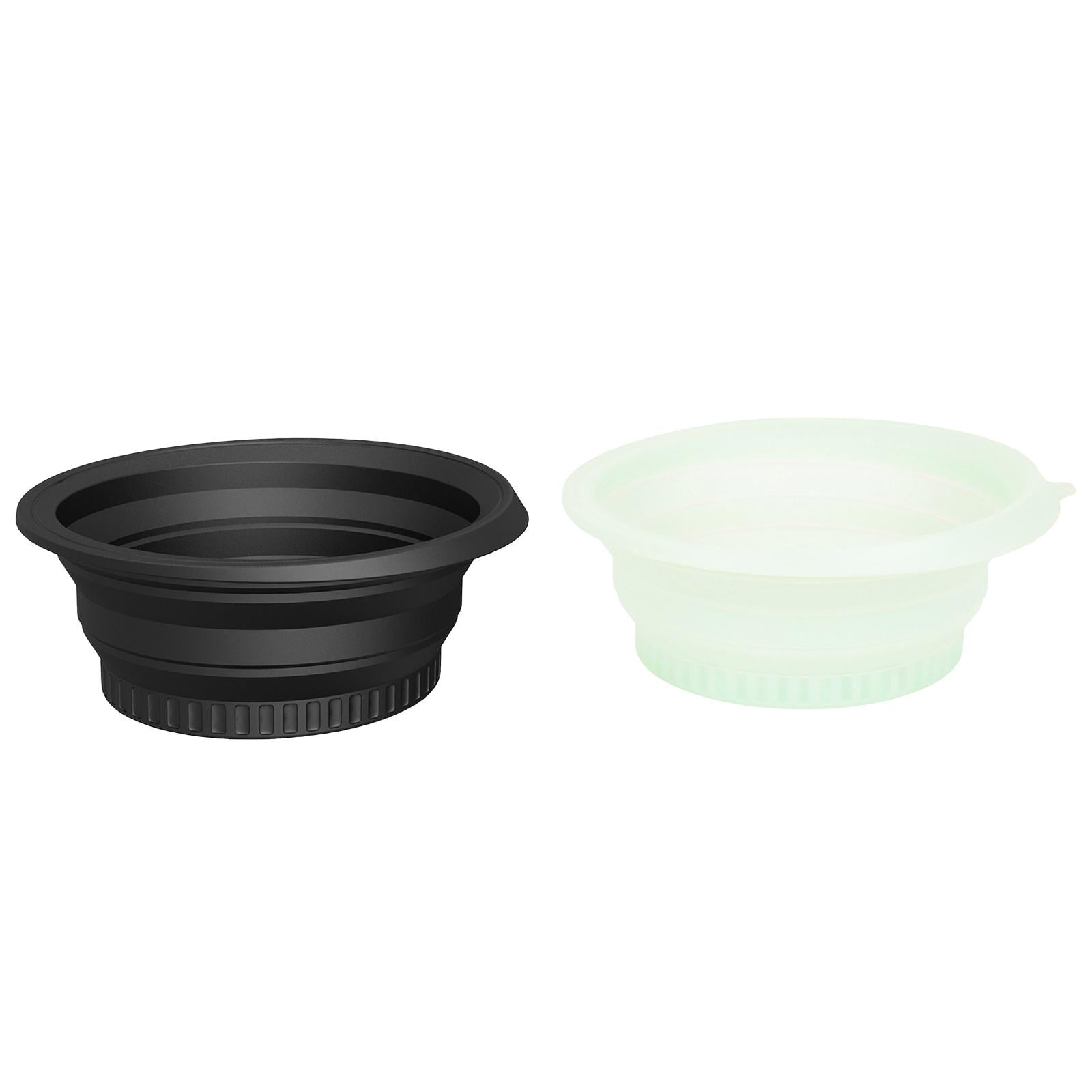 1/2/3PCS Large Collapsible Silicone Bowl with Built-in Icetray for Home ...