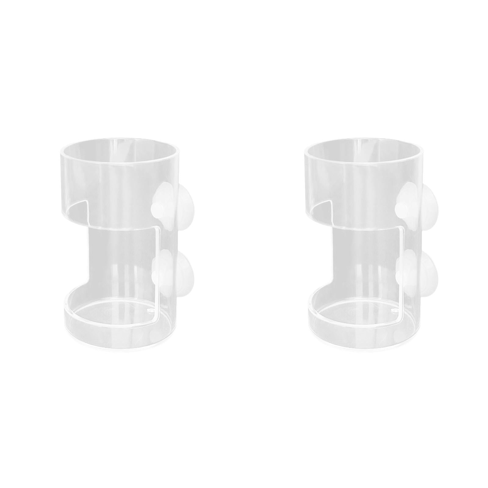 1/2/3PCS No Mess Aquarium Fish Feeder, 2025 New Fish Acrylic Worm ...