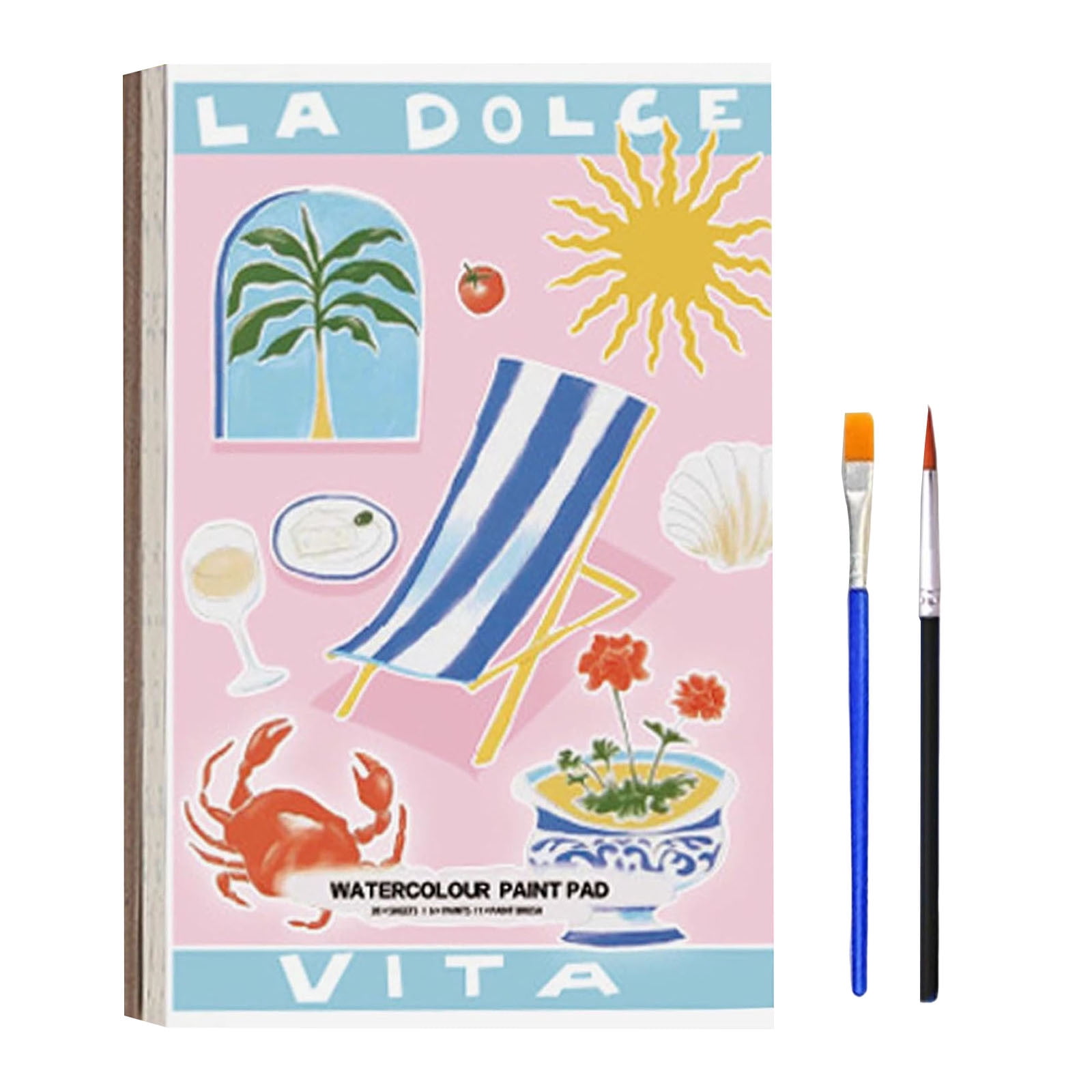 1/2/3PCS Mini Portable Watercolour Paint Book, DIY Pocket Sketchbook ...