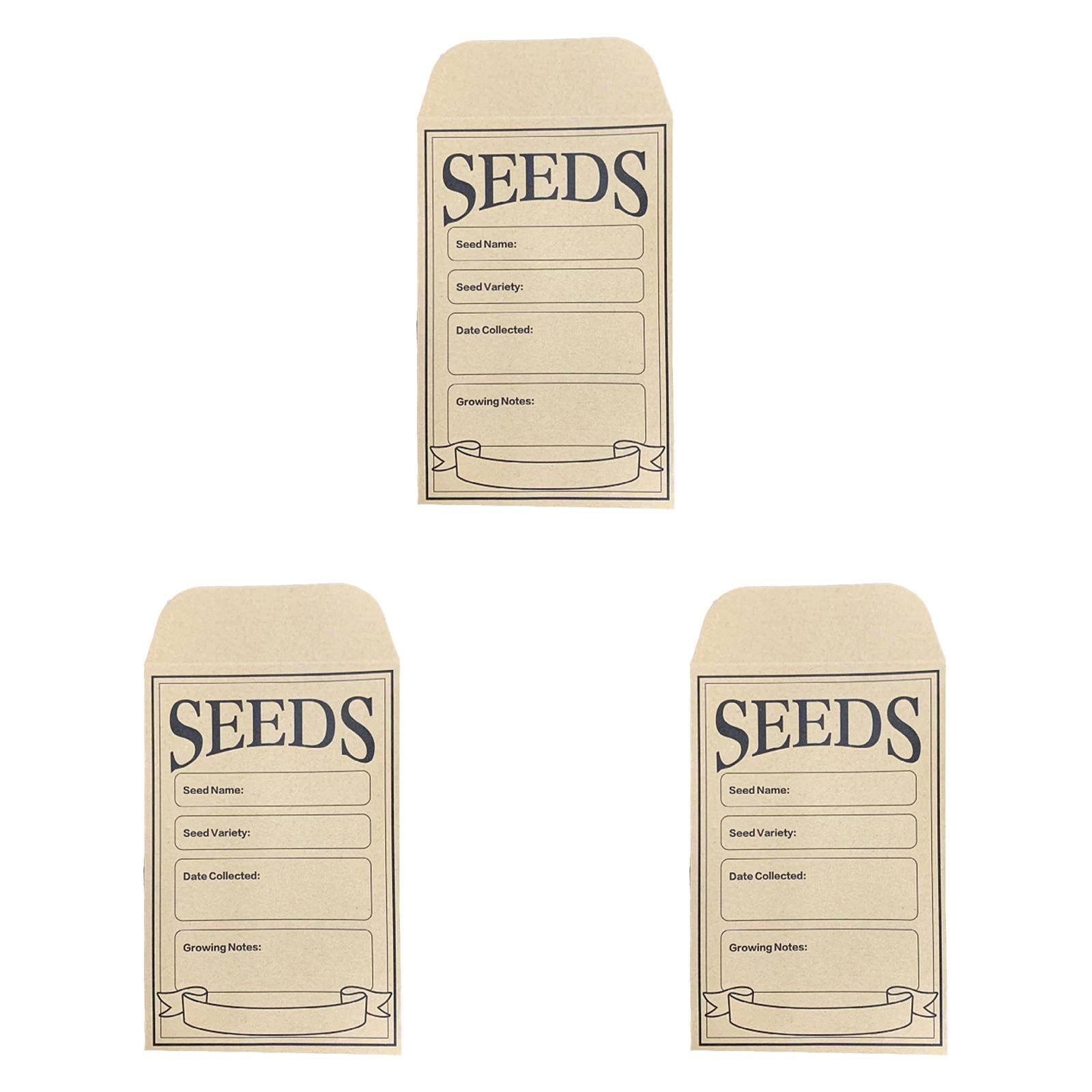 1/2/3PCS Packets Envelopes,Self Sealing Kraft,Resealable Brown Paper ...