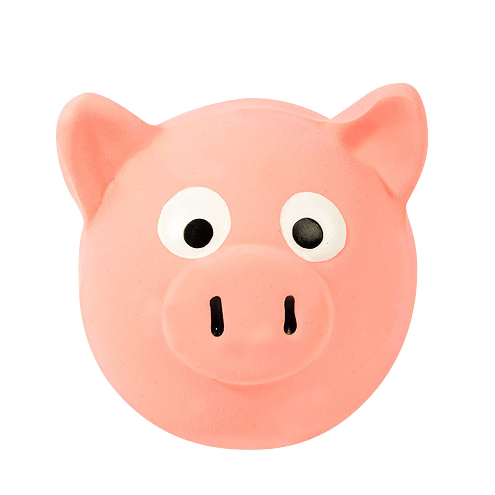 1/2/3PCS Pet Dog Squeaky Toy, Cute Monkey Pig Shape Soft Latex Chew ...