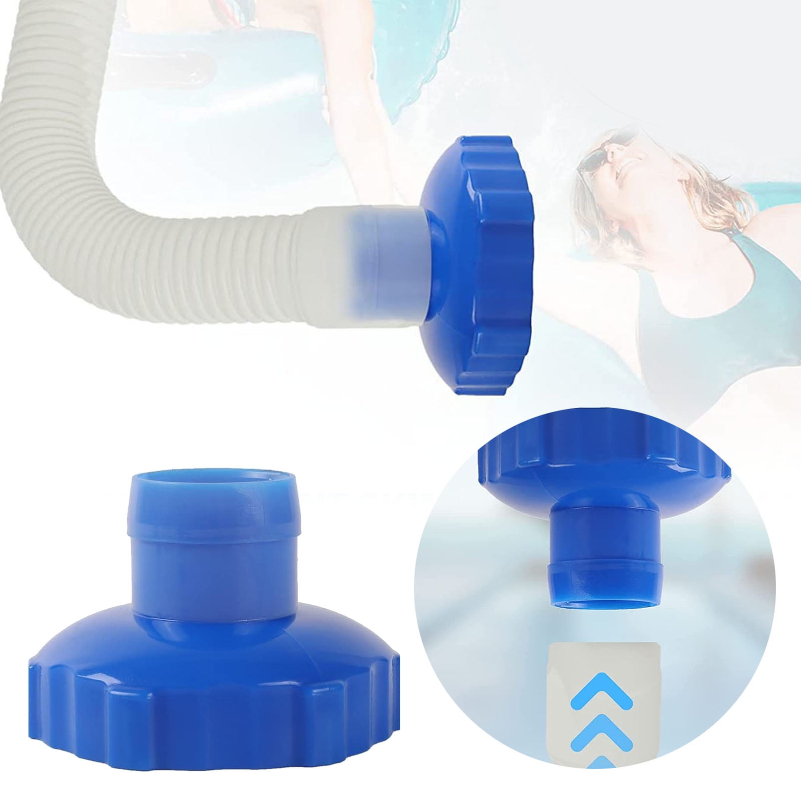 1/2/3PCS Pool Vacuum Hose Adapter, Connector for Above Ground Pools ...