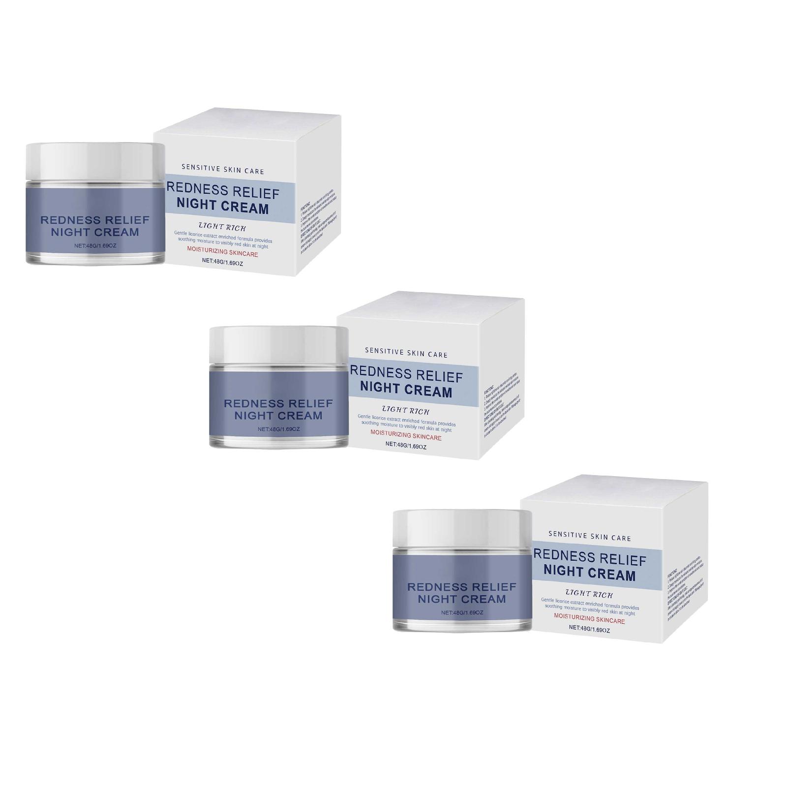 1/2/3PCS Redness Soothing Night Cream, Gently Moisturizing Hydrating ...