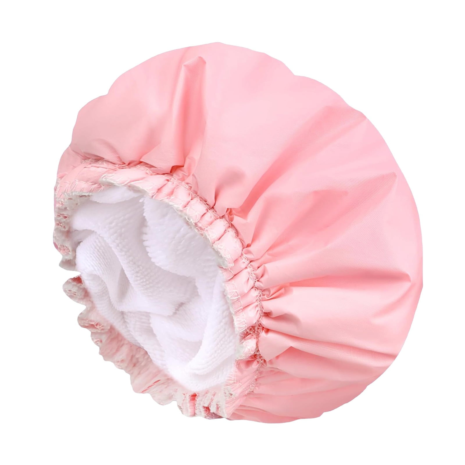 1/2/3PCS Shower Cap for Women Cloth Lined Bath Cap Large Reusable ...