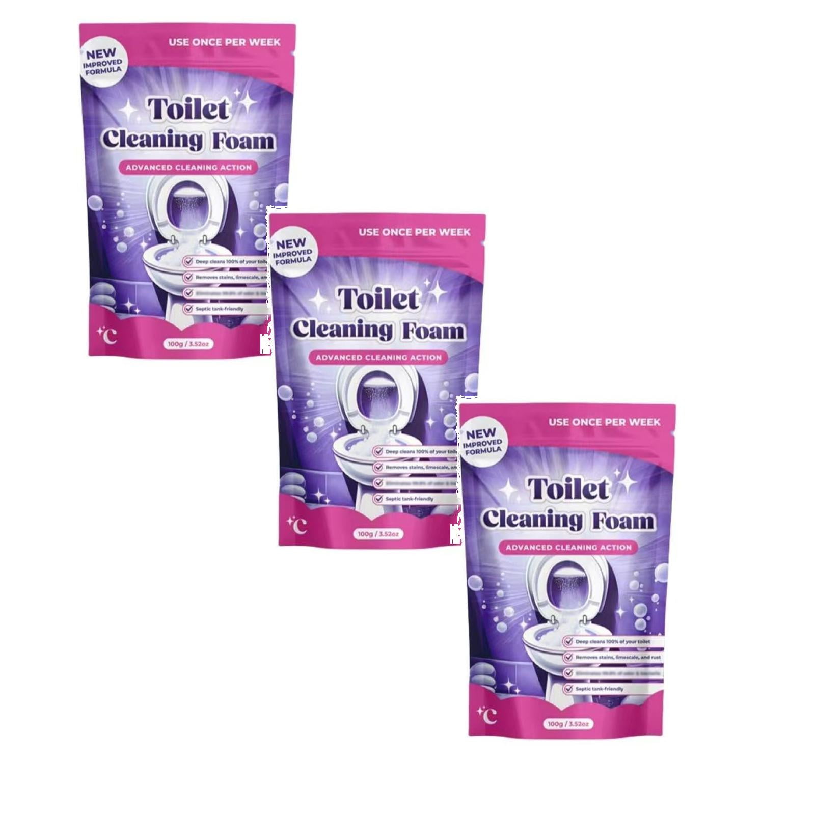 1/2/3PCS Toilet Cleaner, Toilet Cleaning Foam, Sparkling Clean Toilet ...