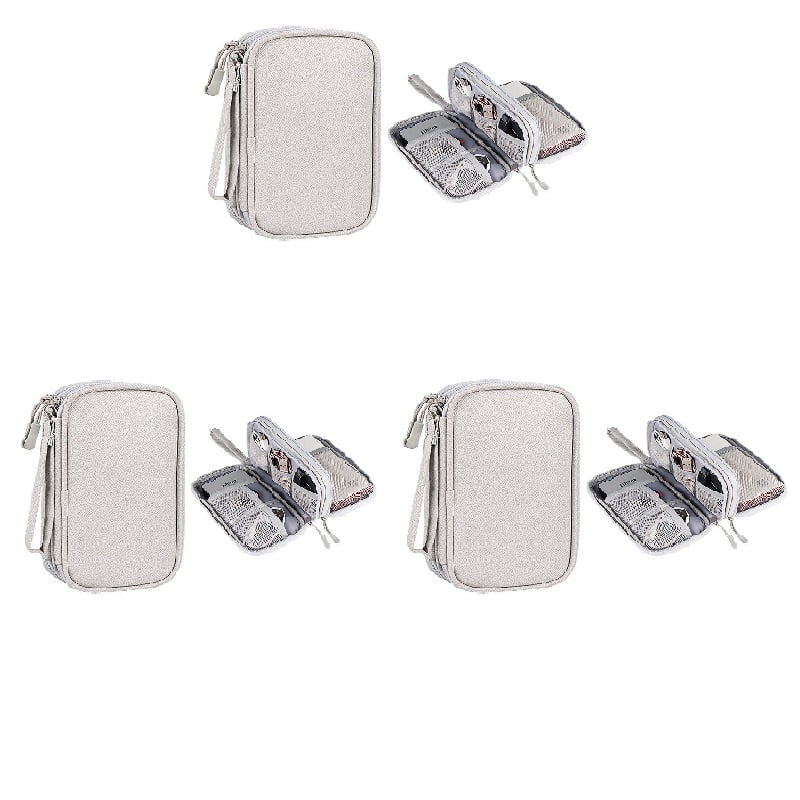 1/2/3PCS Travel Cable Bag Portable Digital Storage Pouch Charger Data ...