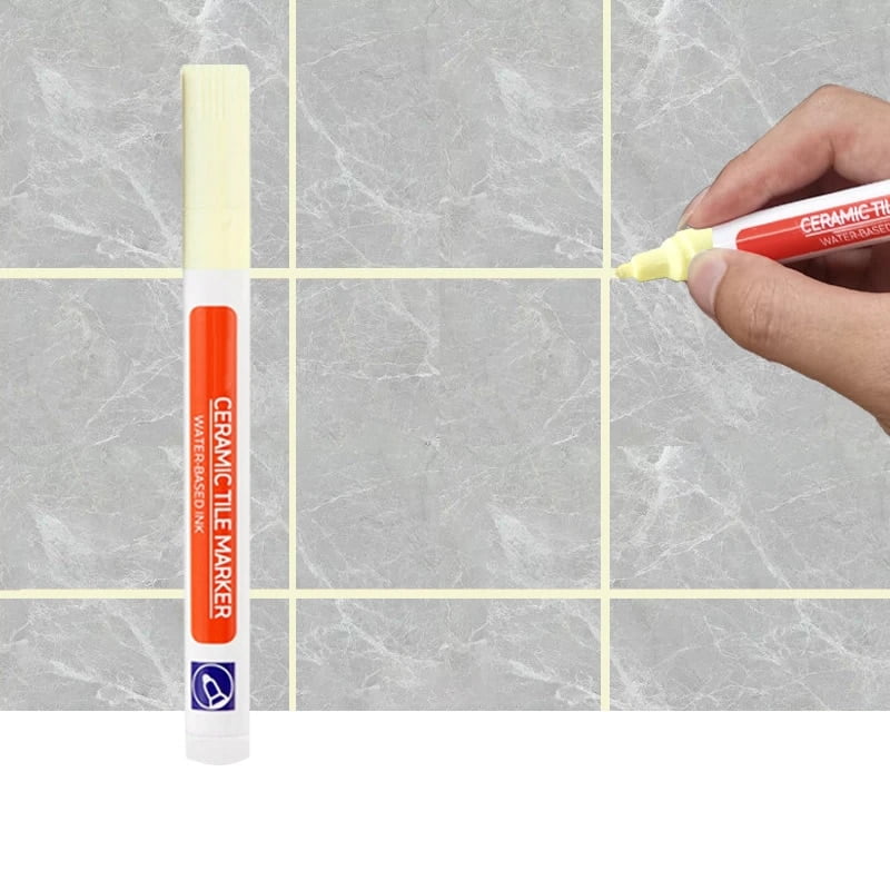 1/2/3PCS Waterproof White Grout Tile Pen Wall Grout Restorer Marker Pen ...