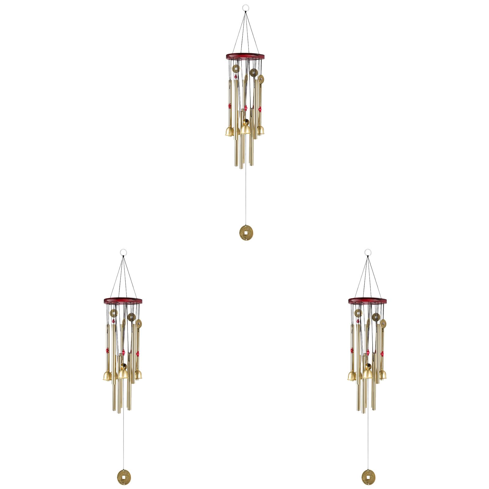 1/2/3PCS Wind Chimes Outdoor Wind Chime with 10 Metal Tubes and bells ...