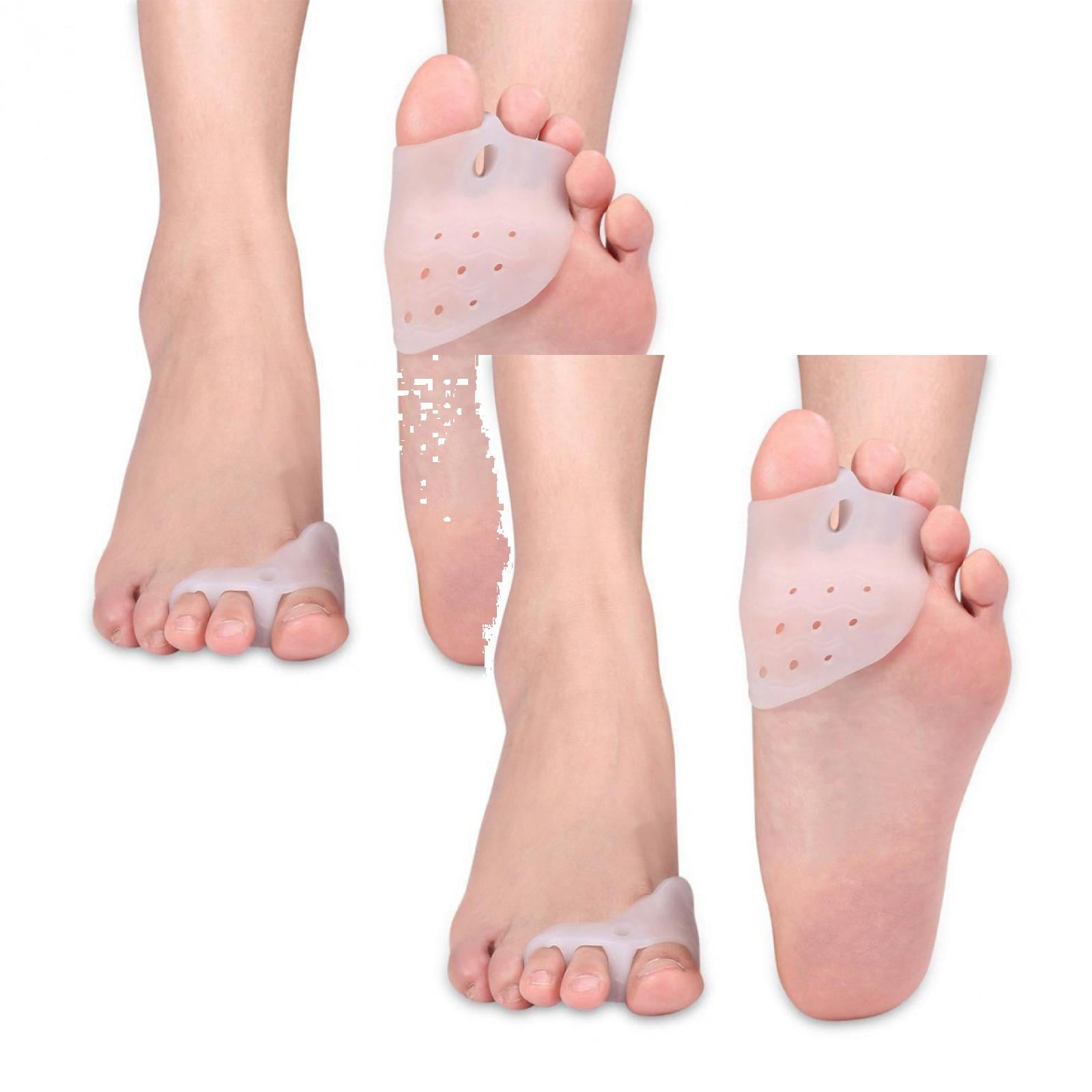 1/2/3Pairs Silicone Gel Big Toe Separator Corrector for Overlapping ...