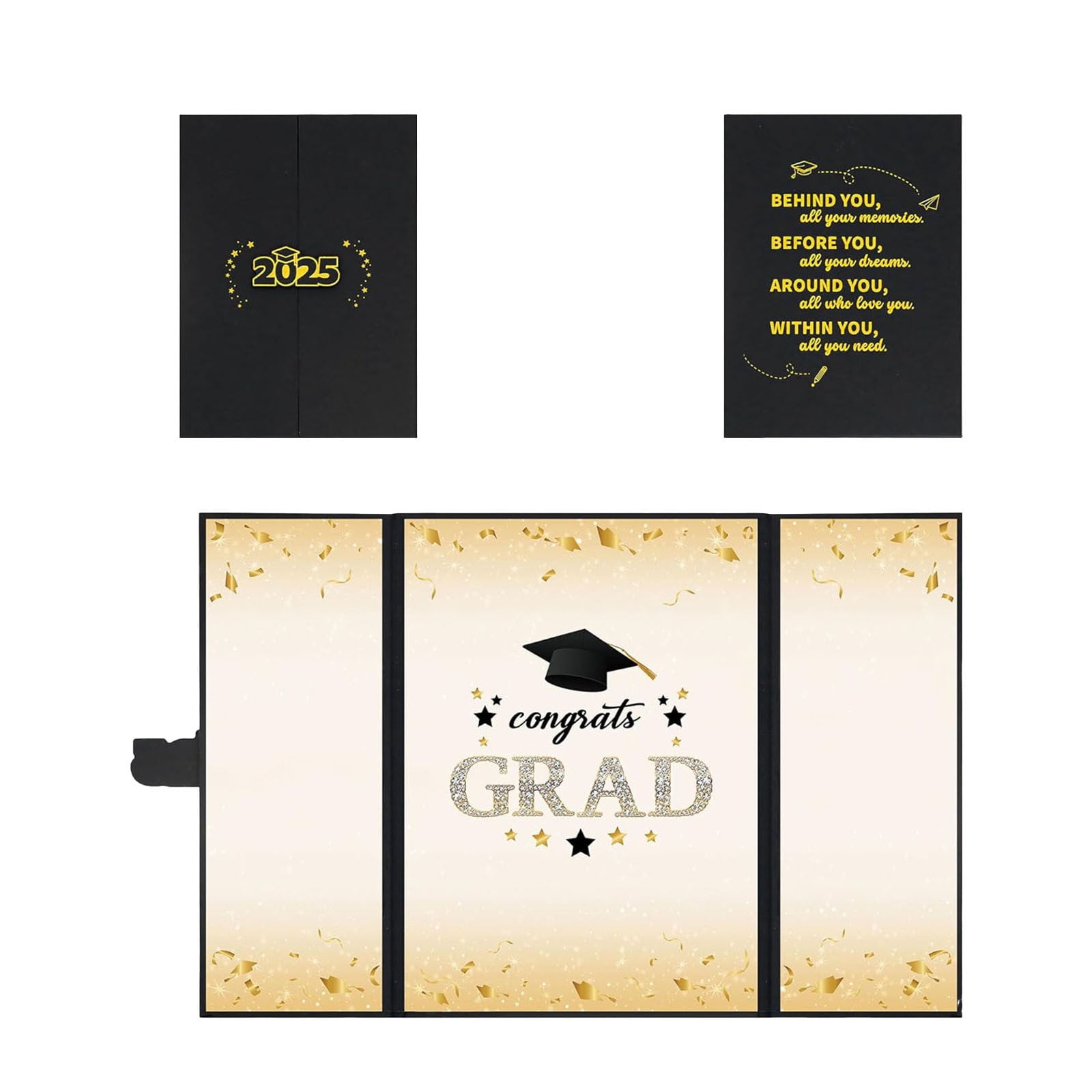 1/2/3Pcs 2025 Graduation Guest Book Alternative,Congratulations Grad ...