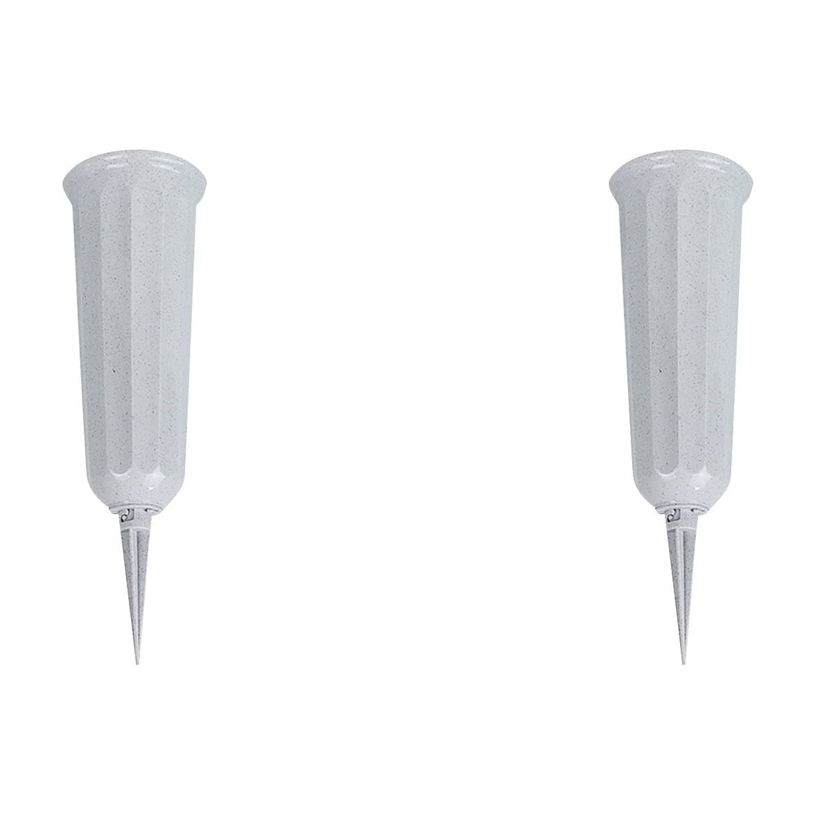 1/2/3Pcs Cemetery Vases with Spikes, Memorial Floral Vases with Foam ...