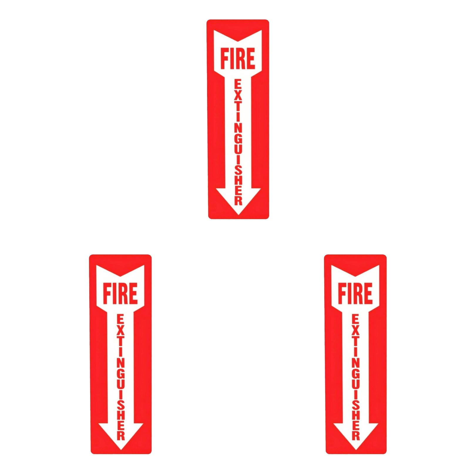 1/2/3Pcs Fire Extinguisher Signs,Fire Extinguisher Stickers for Home ...