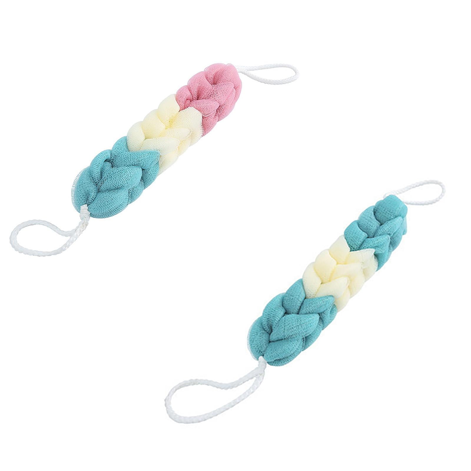 1/2/3Pcs Long Stretch Back Sponge with Rope Handles Back Scrubber Bath ...