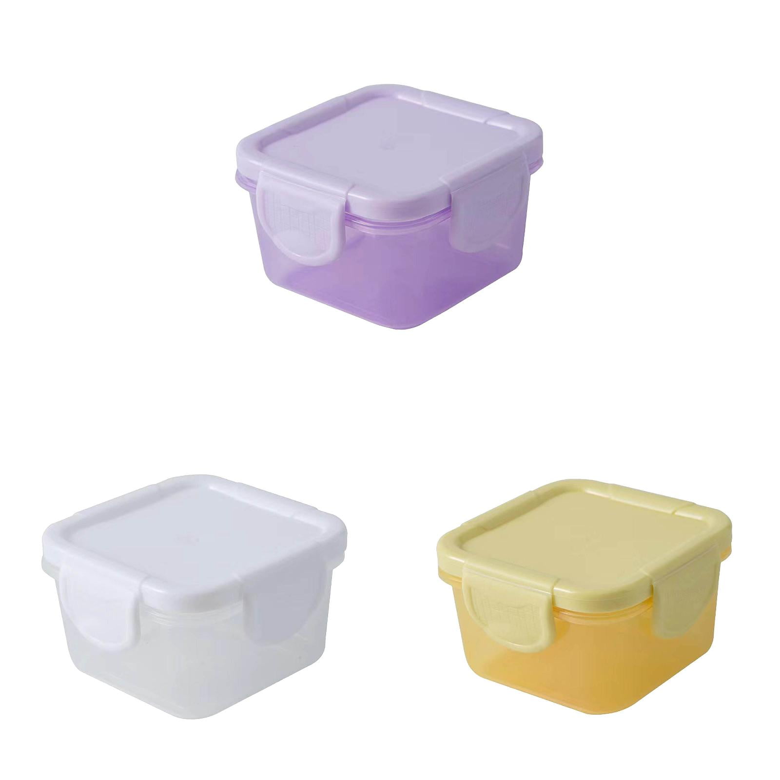 1/2/3Pcs Multicolor Reusable Dressing Containers ,Small Containers with ...