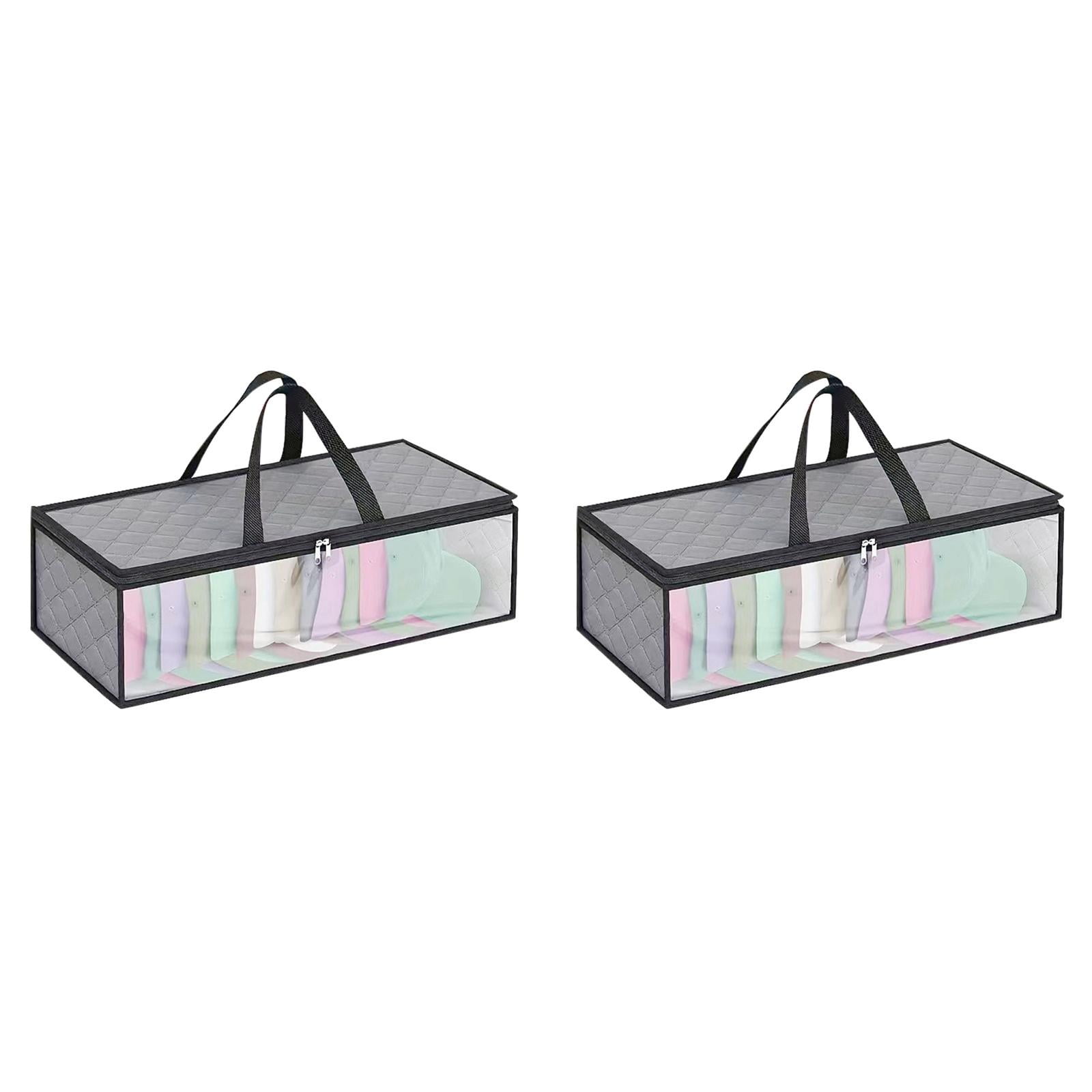 1/2/3Pcs Under Bed Storage Containers,Hat Storage Bag for Baseball Caps ...