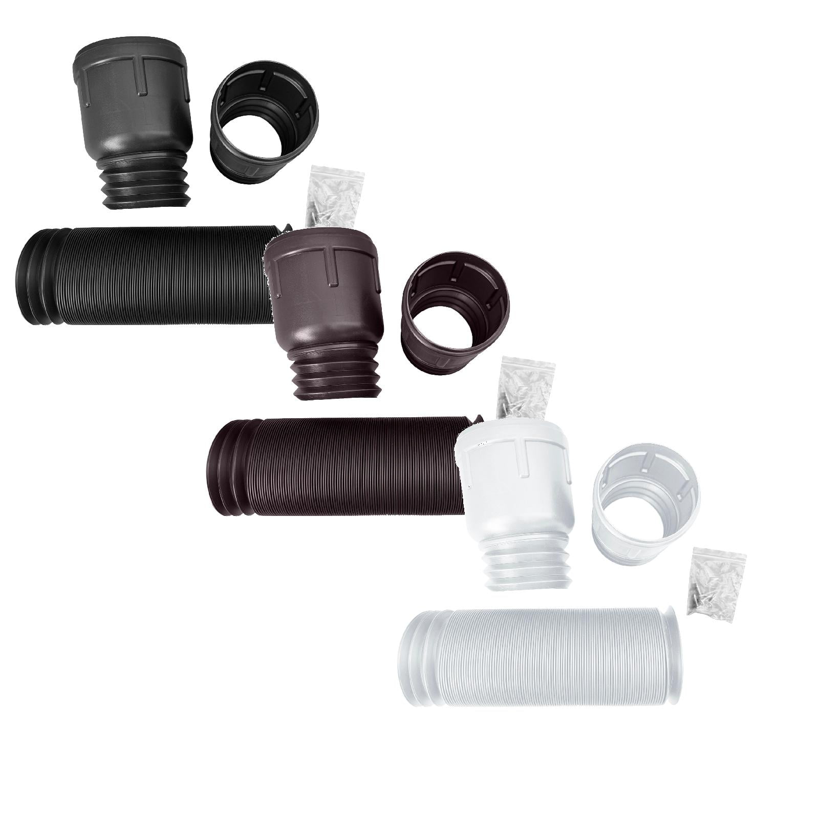 1/2/3Set Rain Gutter Downspout Extensions, Roof Trough Upgraded ...