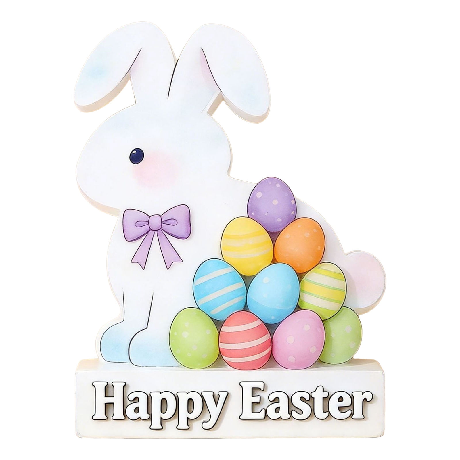1/2/3pcs Easter Table Decor Happy Easter Table Sign, Easter Flower ...