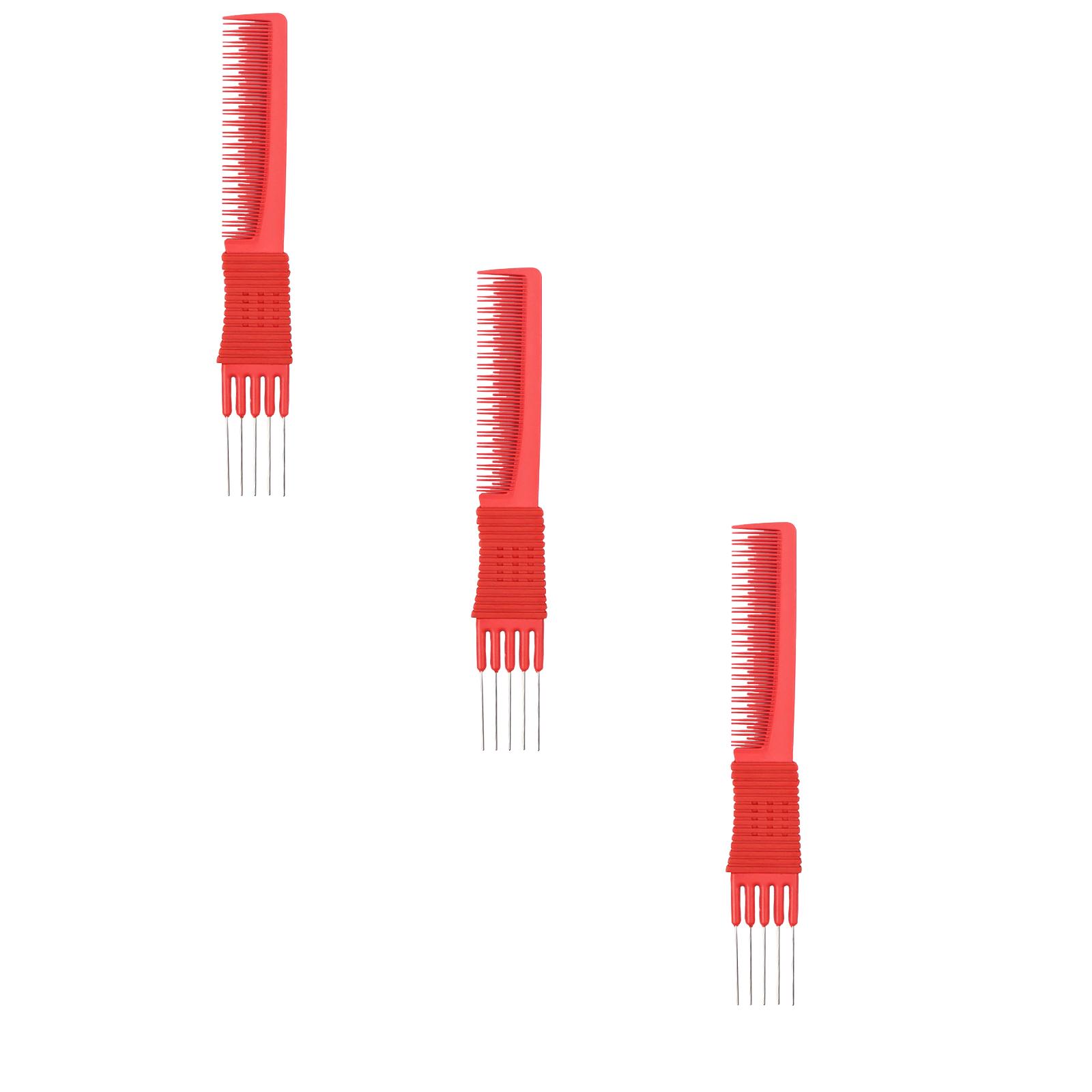 1/2/3pcs Hair Pick Comb for Women Hair Styling Hairpin Double Salon ...