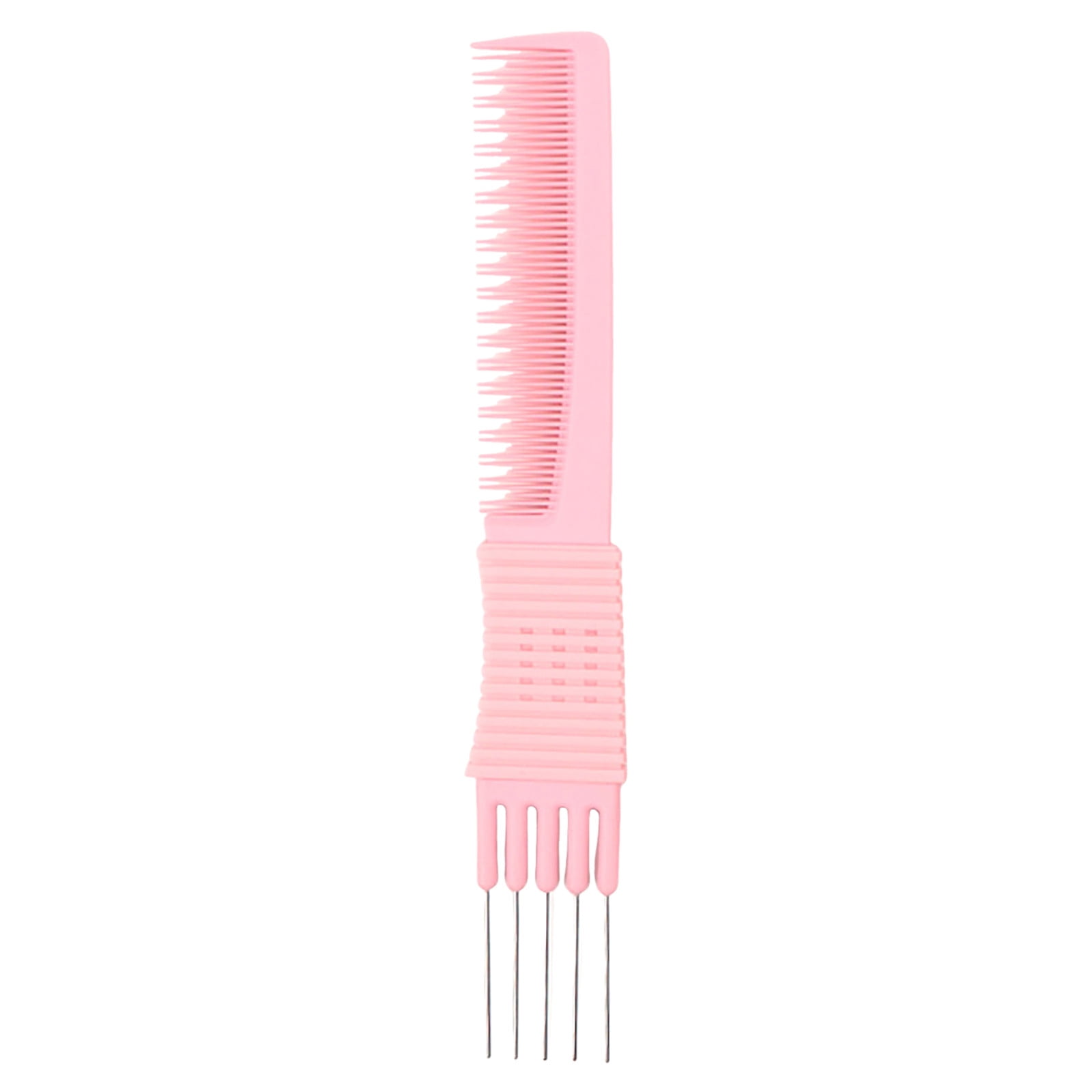 REWTU Hair Pick Comb, Double-Sided Salon Comb, Backcombing Steel Lift ...
