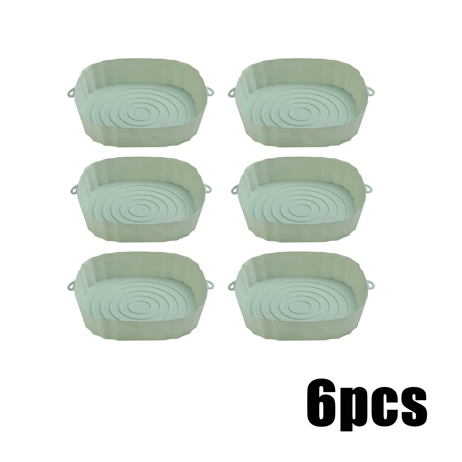 1/2/3x Silicone Air Fryers Oven Baking Tray Pizza Fried Chicken ...