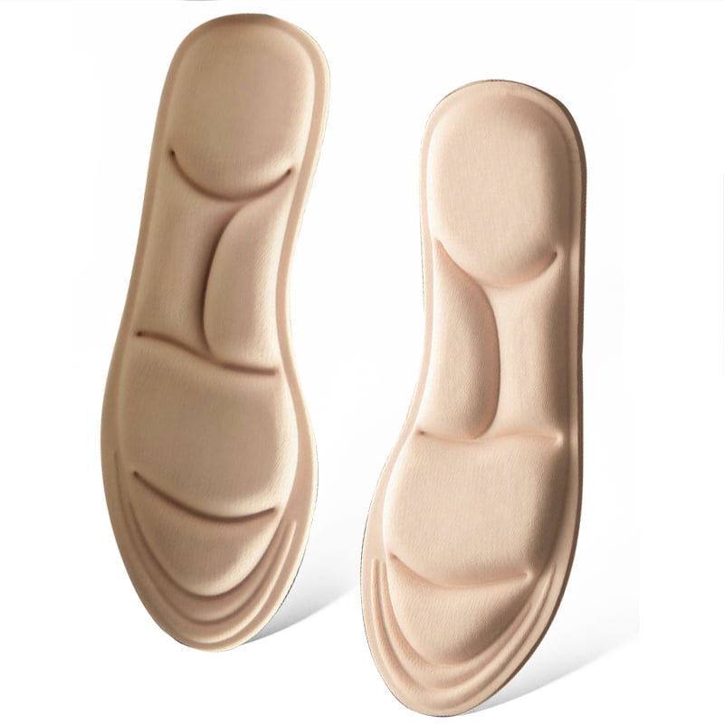 1/2/4/16Pairs 5D Massage Memory Foam Insoles For Shoes Sole Breathable ...