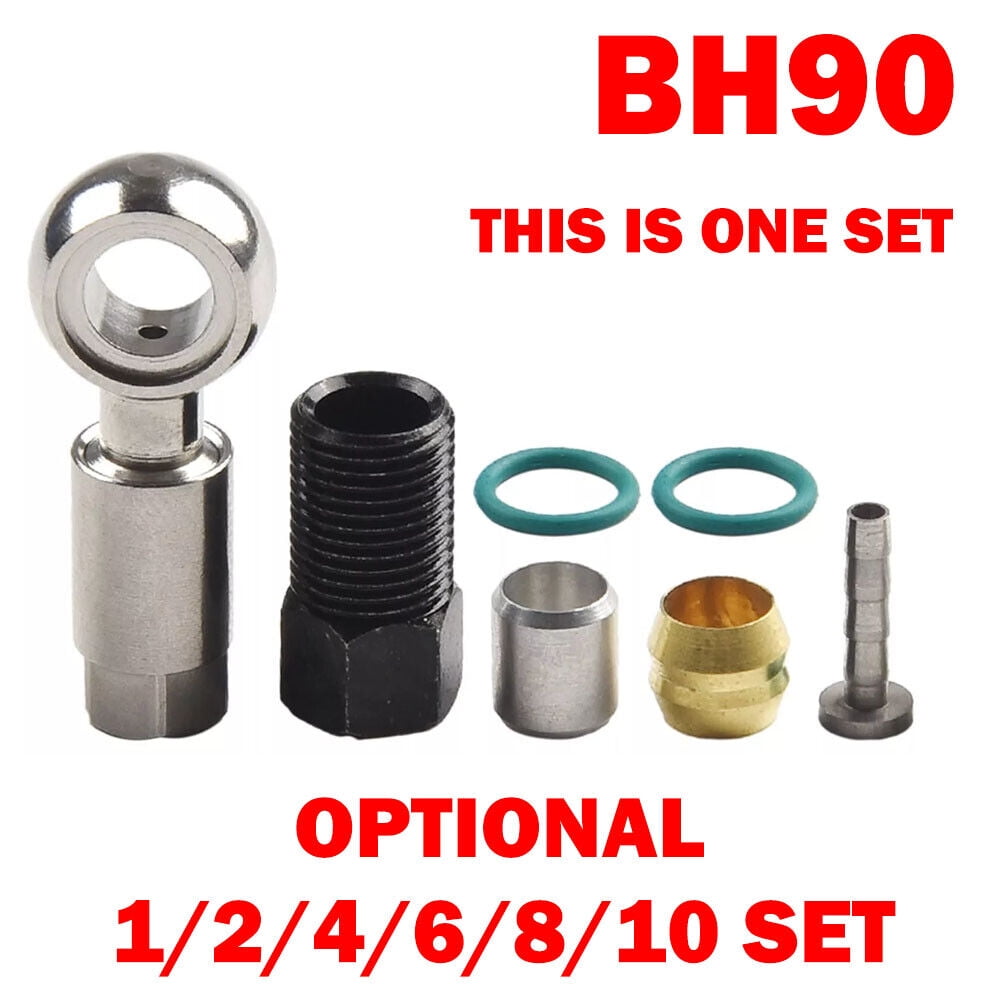 1/2/4/6/8/10 Set CABLE-END-BANJO Connect Insert For SHIMANO SLX XT XTR ...