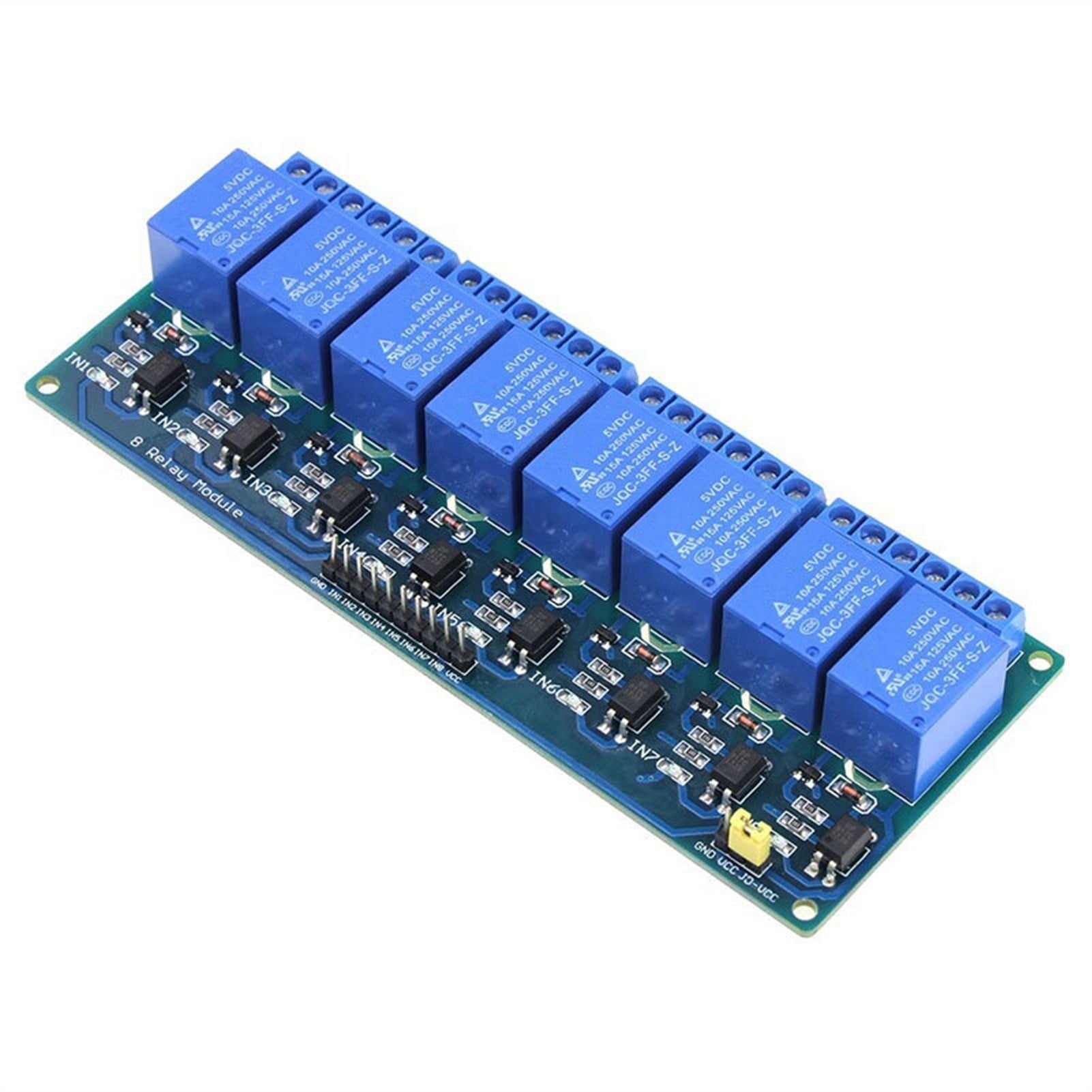 1 2 4 8 Channel DC 5V Relay Module with Optocoupler Output 1 2 4 8 way relay module Expansion ...