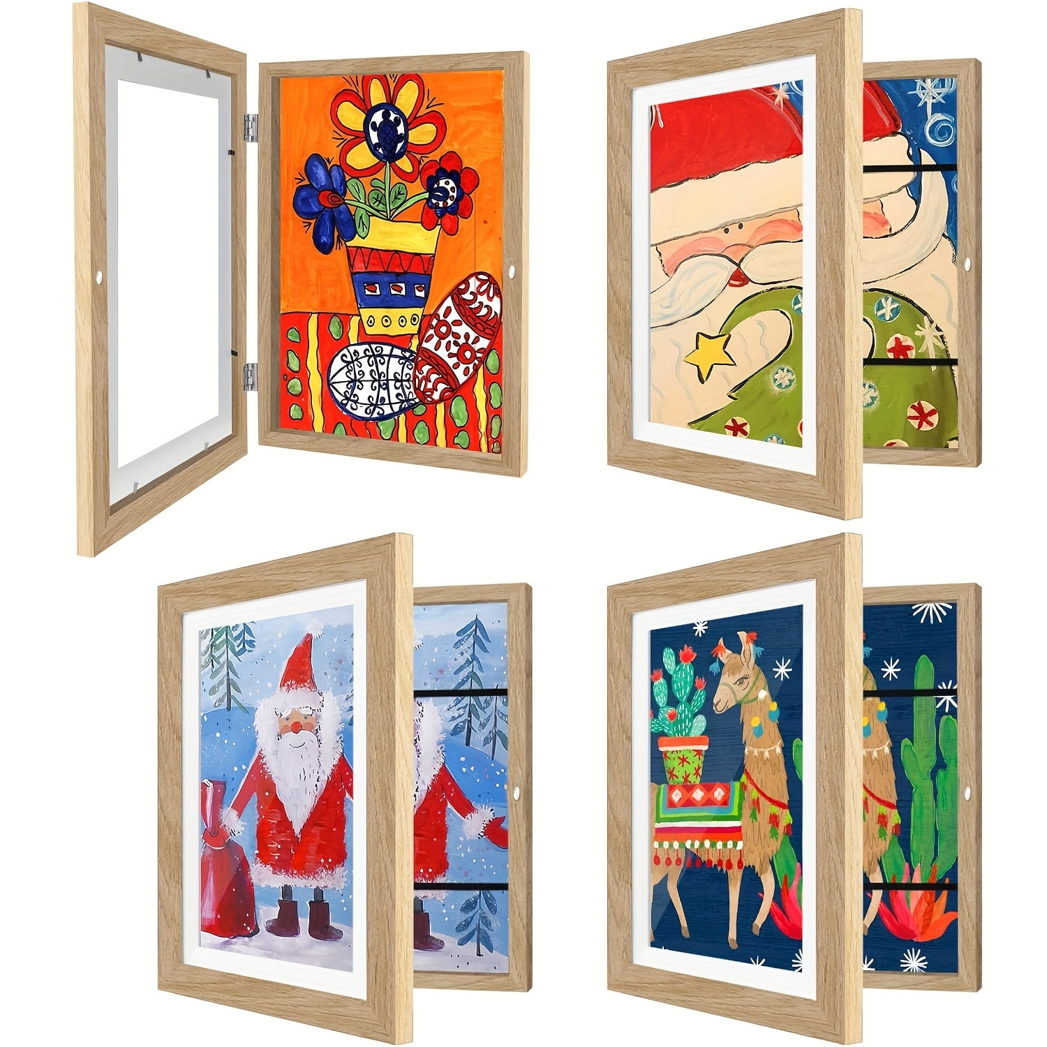 1/ 2/ 4/ 8 Pack Kids Artwork Frames Changeable, 8.5x11in Kids Art ...