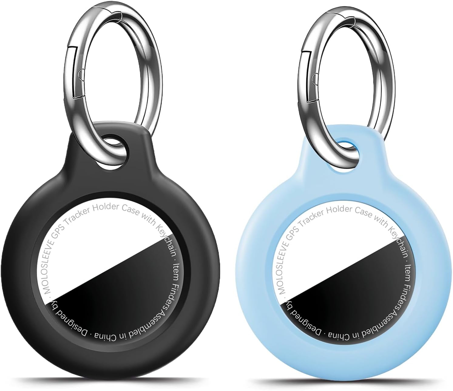 1|2|4 Pack for Airtag Holder Case with Keychain, Shockproof GPS Cover ...