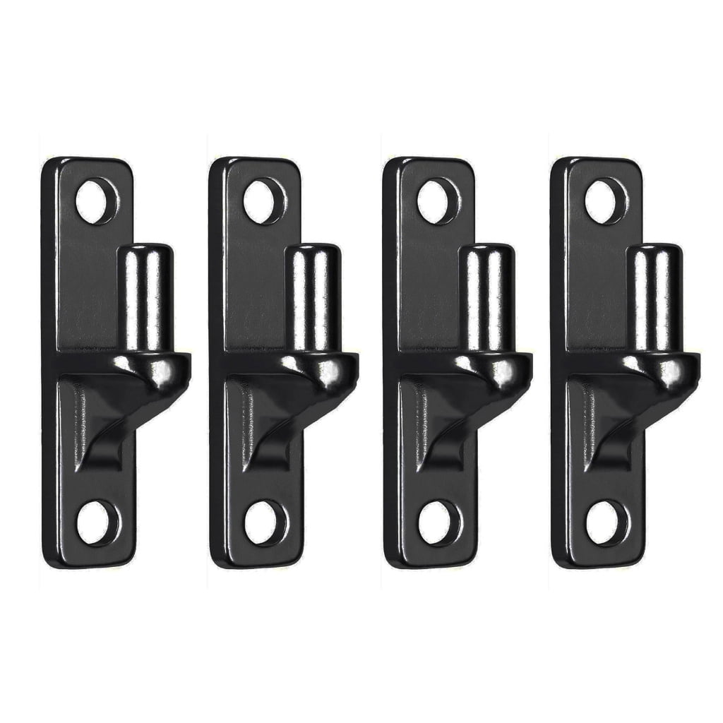 1/2/4 Pack Wall Mount Gate Hinges Portable Wall Plate Hinges for ...
