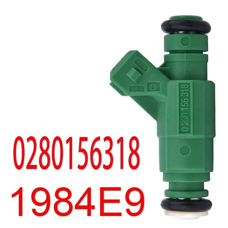 1/2/4 Pcs Fuel Injector 0280156318 for Peugeot 206 1.6L 4 Holes ...