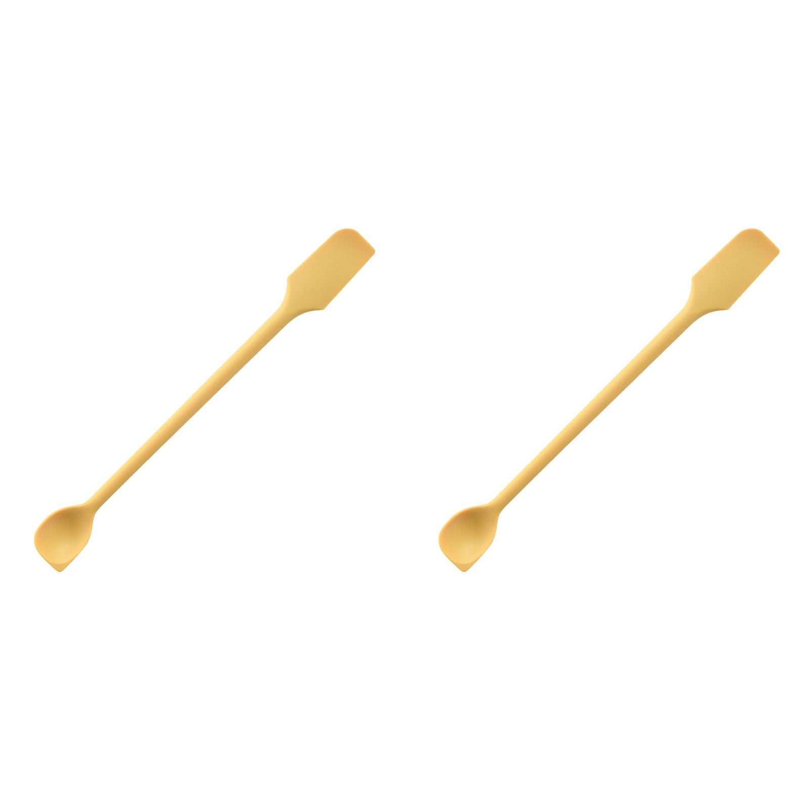 1/2/4 Pcs Mini Silicone Spatula,Double-ended Reusable Jar Spatula ...