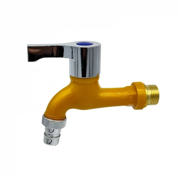 1/2" 4-Point Water Inlet In-Wall Plastic Faucet for Washing Machine ...