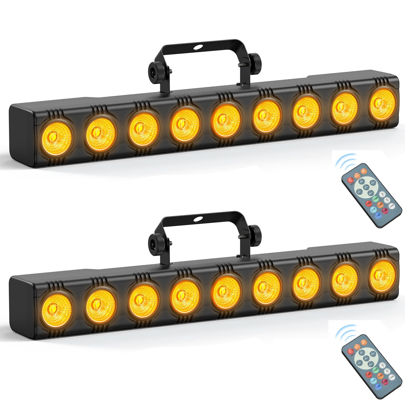 1/2/4PCS 9LEDs 4IN1 Wall Wash Lamp 36W RGBW Lights Bar Stage Lighting ...
