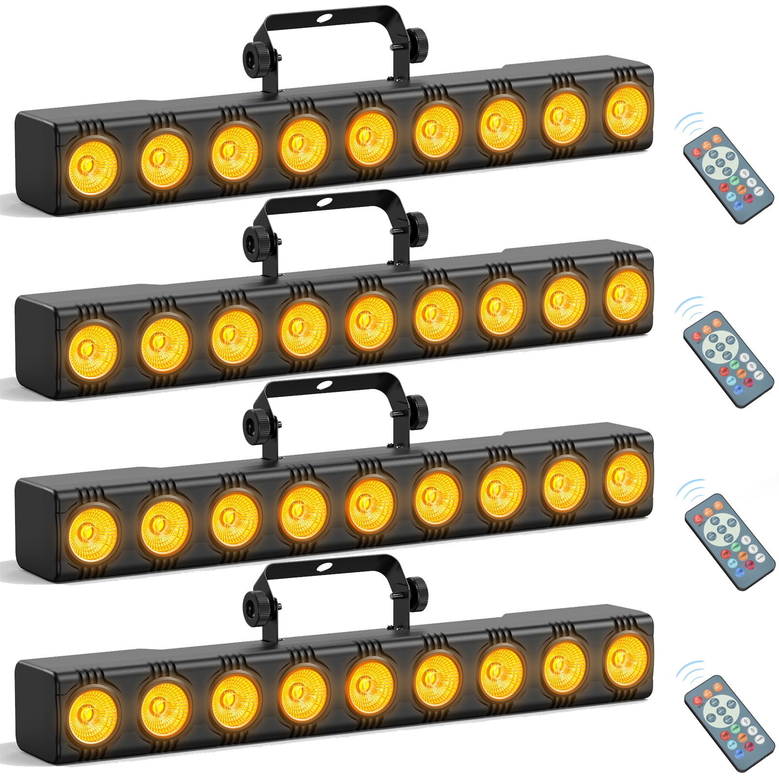 1/2/4PCS 9LEDs 4IN1 Wall Wash Lamp 36W RGBW Lights Bar Stage Lighting ...