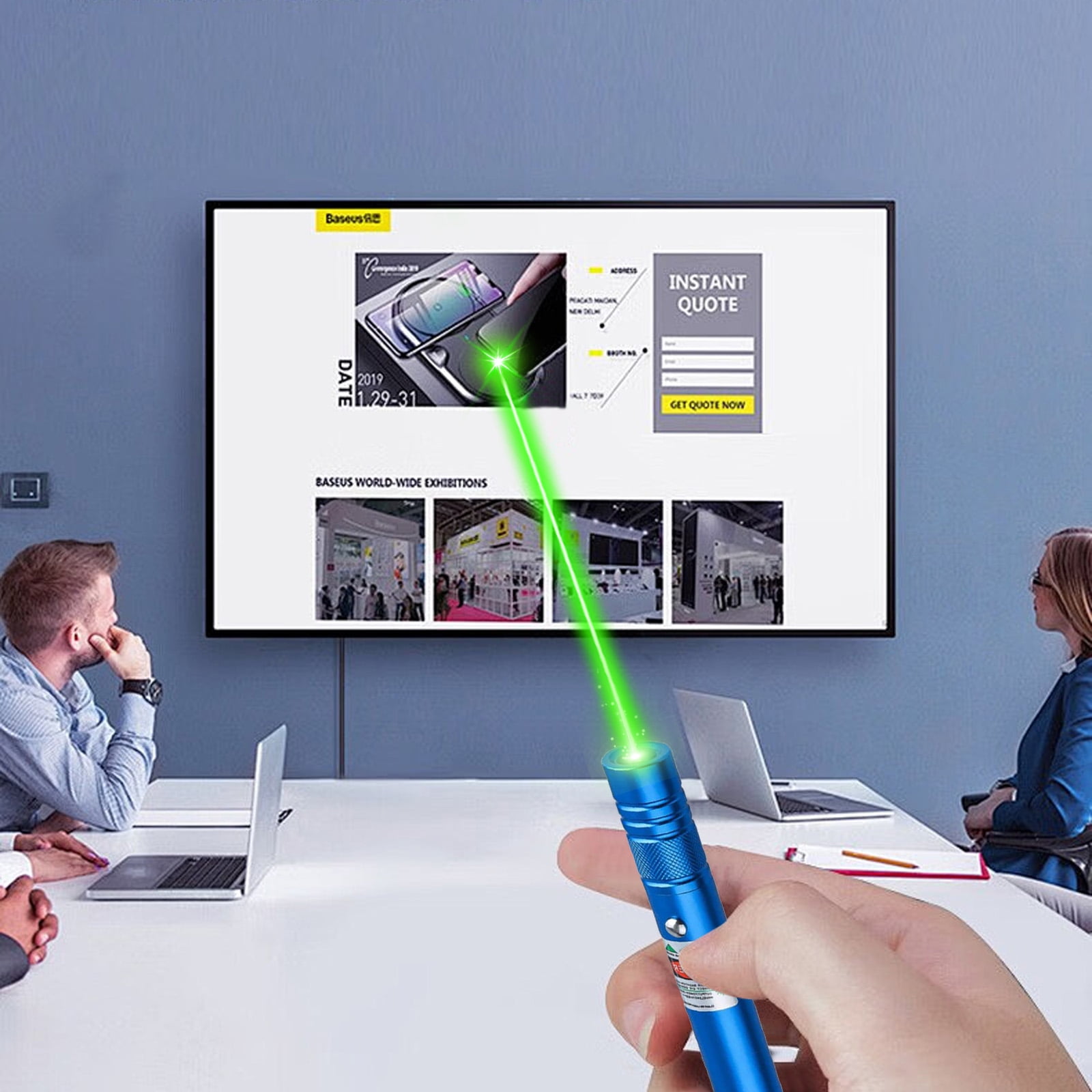 1/2/4PCS Cat Green/Red LaserPointer Toy, Interactive & Rechargeable ...