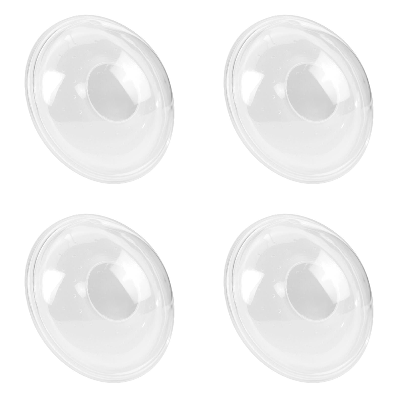 1/2/4PCS Silicone Milk Collectors for Breastfeeding, Reusable Nursing ...